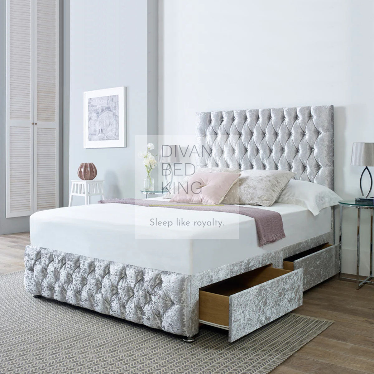 Beirut Divan Bed with Matching Footboard and Mattress Options – Divan ...